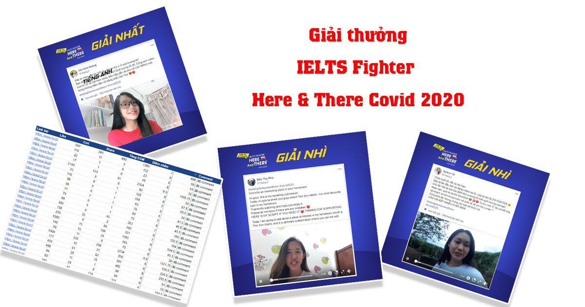Công bố kết quả cuộc thi IELTS Fighter thời Covid-19